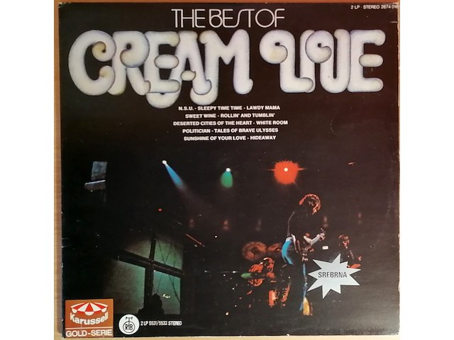 2LP CREAM - The Best Of Cream Live (1981) ODLIČNA