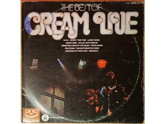 2LP CREAM - The Best Of Cream Live (1975) 1. press, PGP