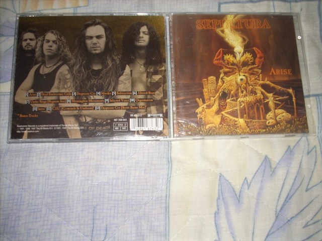 Sepultura ‎– Arise CD Remaster sa bonusima RR EU 1997.