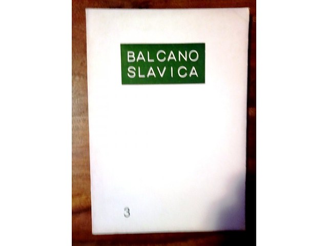 BALKANO SLAVICA