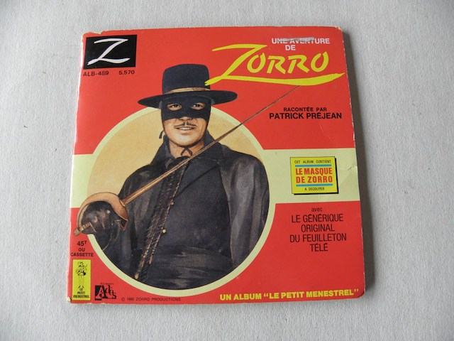 Zorro, slikovnica i ploča