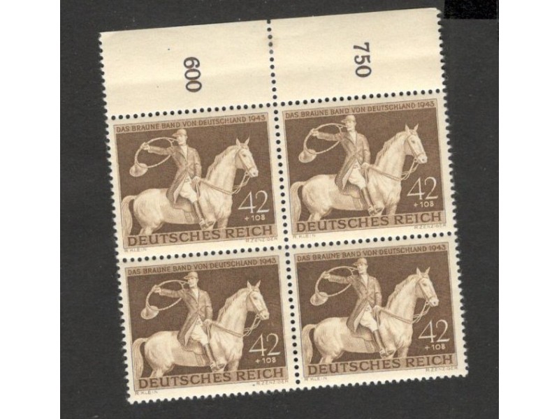 NEMAČKA - RAJH- MNH/MH ČETVERAC (1198)
