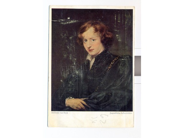 Razglednica umetnička Anthinis van Dyck, Jugendliches