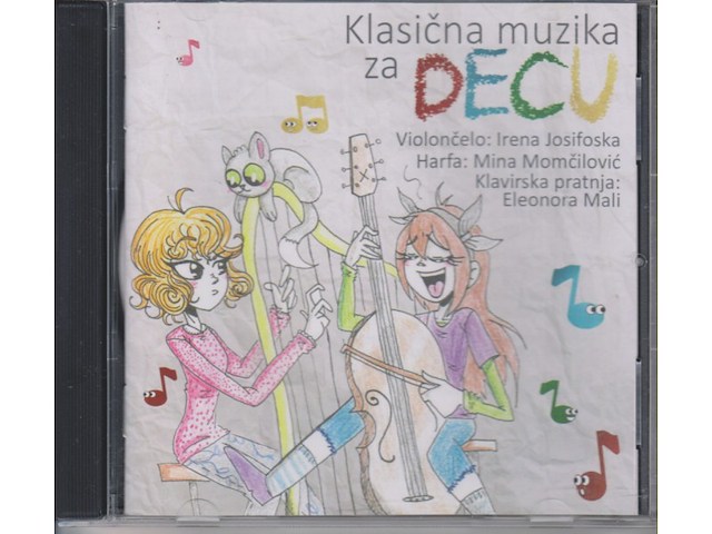 cd / KLASIČNA MUZIKA ZA DECU harfa: MINA MOMČILOVIĆ