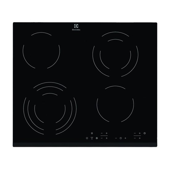 Ugradna Ploča Electrolux EHF 6343 FOK BI, 6.4 kW, Crna