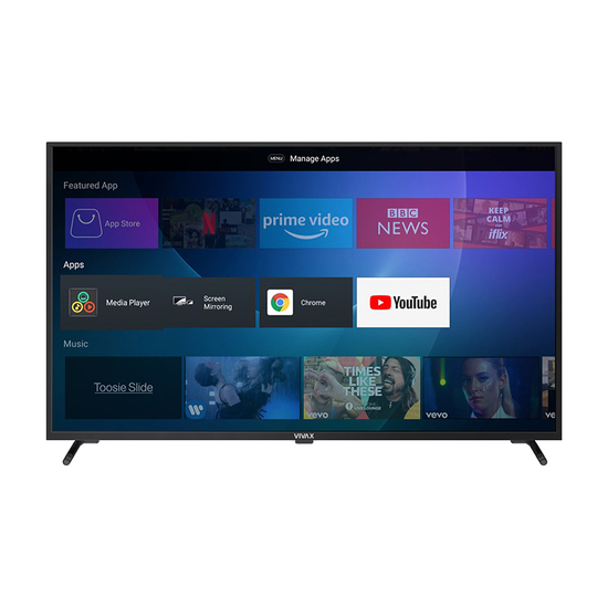 Televizor Vivax TV-55UHDS61T2S2SM, 55'' (140 cm), 3840 x 2160 Ultra HD 4K, Smart, Android