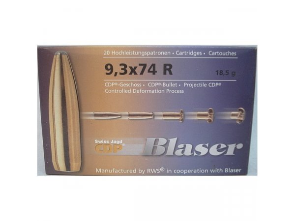 KARABINSKI METAK BLASER CDP 9,3X74 R 18,5GR