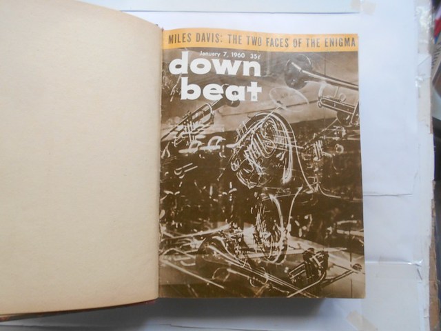 Down beat  1960. jazz muzički magazin, engleski jezik