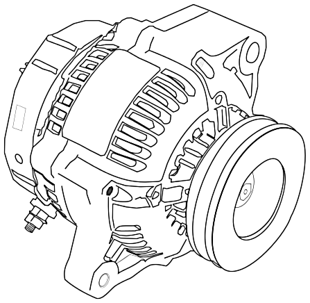 Alternator Passat B3 karavan, 19 dizel