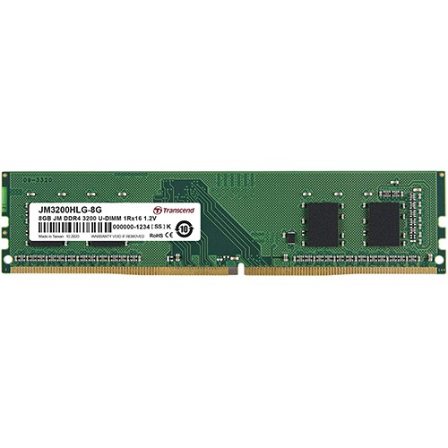 Transcend 8GB JetRAM DDR4 3200 DIMM 288-pin memorija | JM3200HLG-8G