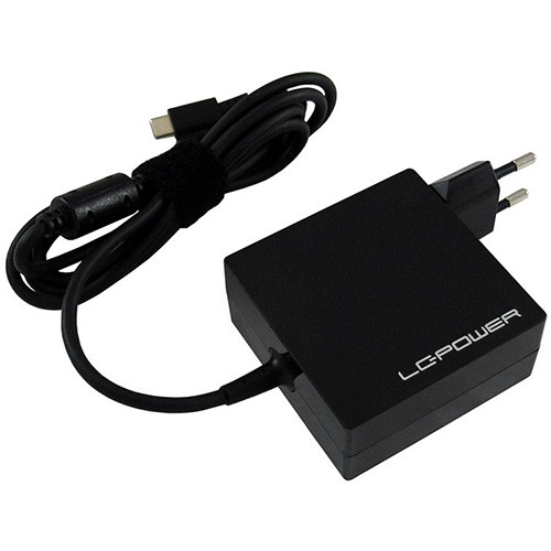 LC POWER USB type C notebook adapter 90W, 5-20,2V, 2,4-4,5A, Acer, Apple, Asus, Dell, HP, IBM, Lenovo etc. | LC90NB-PRO-C