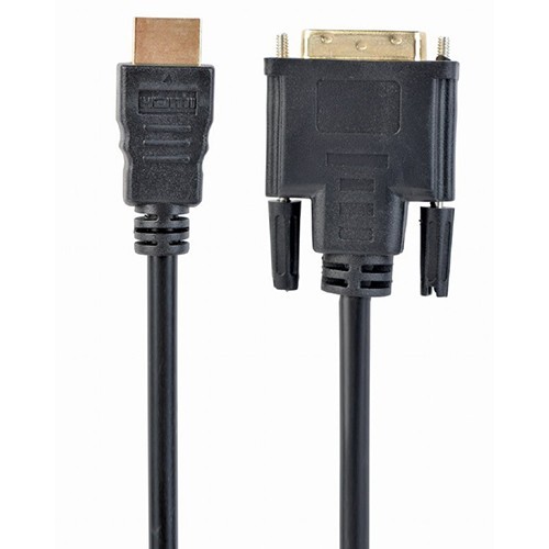 Gembird HDMI to DVI male-male cable with gold-plated connectors, 3m, bulk package | CC-HDMI-DVI-10