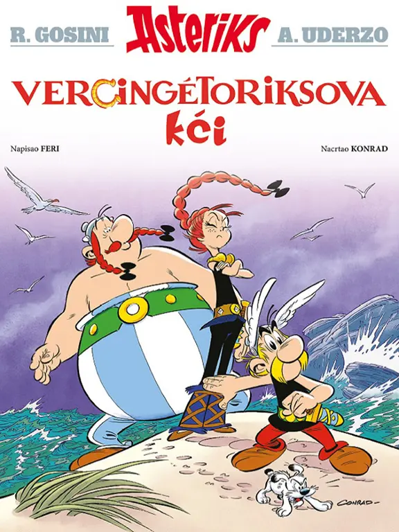 Čarobna knjiga Asteriks album 38 Vercingetoriksova kći