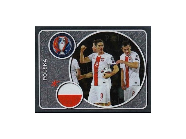 EURO 2016 sličica broj 237 , Panini