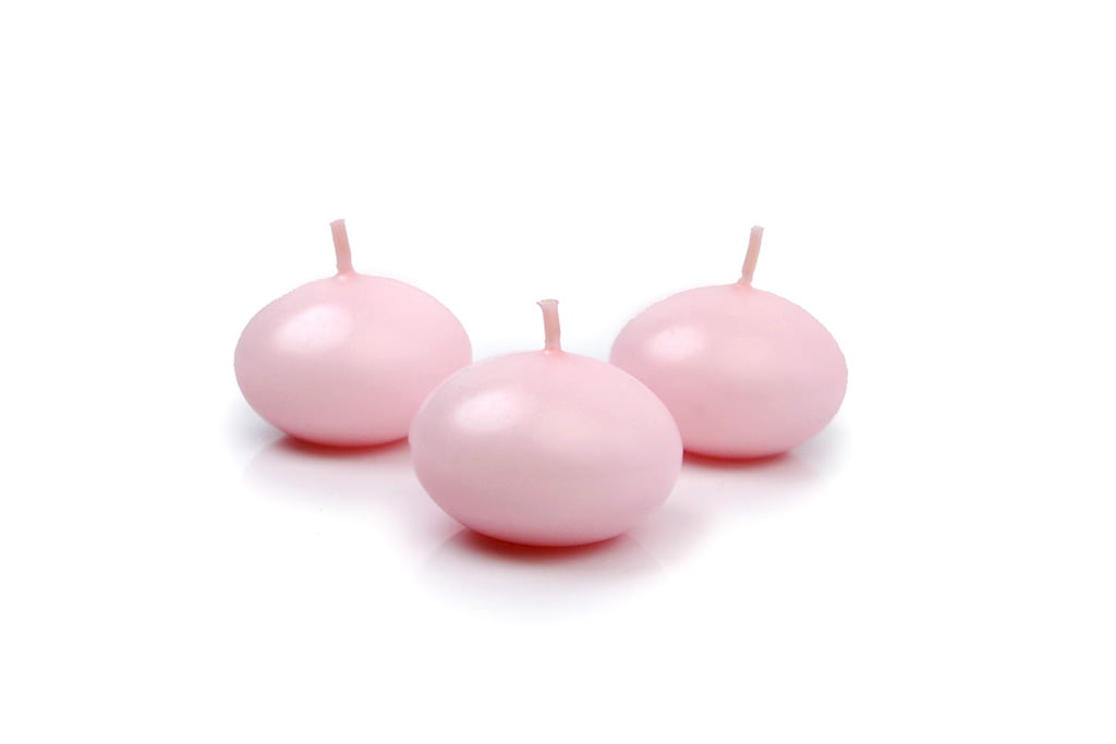 Plutajuće sveće Roze – 3 kom