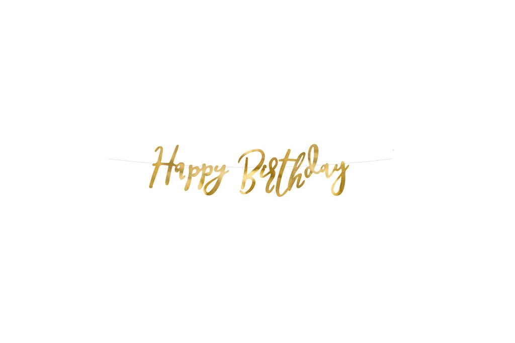 Baner Happy Birthday – 62cm