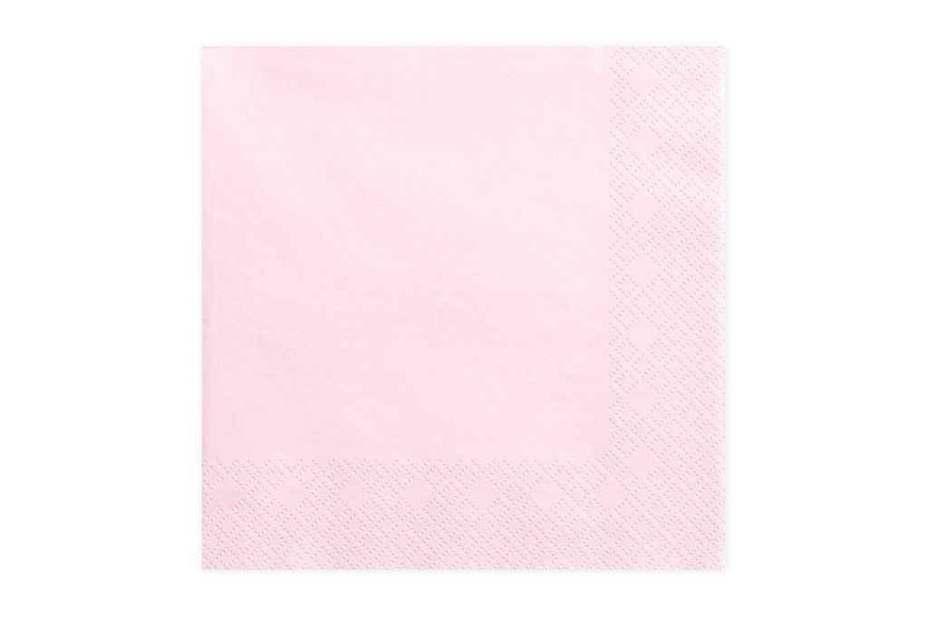 Salvete Puder roze 33cm – 20 kom