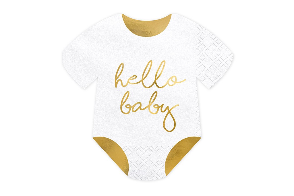 Salvete Hello baby 16cm – 20 kom