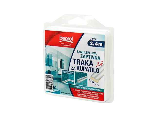 Samolepljiva zaptivna traka za kupatilo 22mm x 2.4m