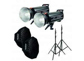 Godox QT1200 II 2-Light Studio Flash Kit