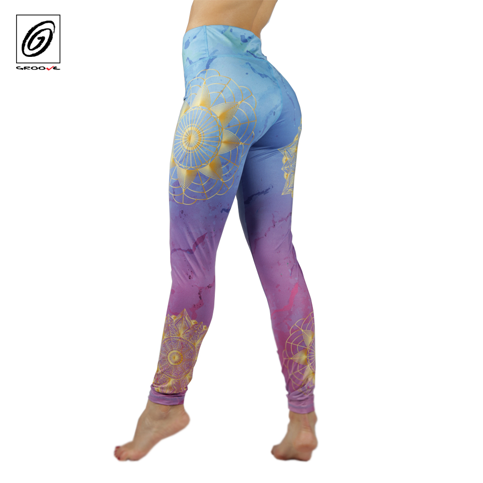 MANDALA YOGA LEGGINGS PINK-BLU