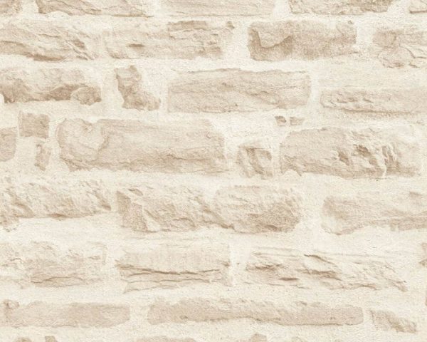 A.S. Création Wallpaper «Stone, Beige, Cream» 355803