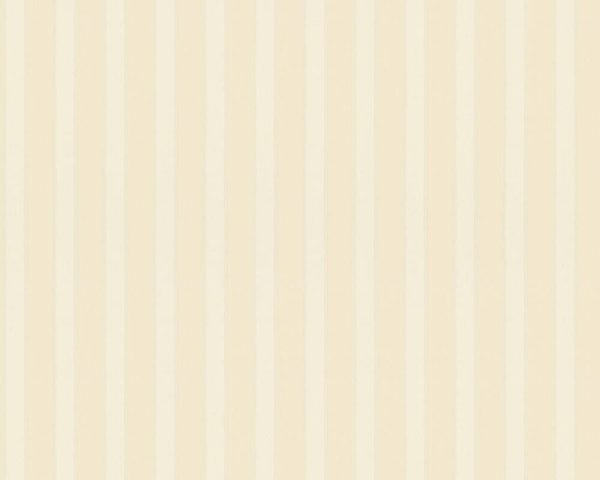 A.S. Création Wallpaper «Stripes, Beige, Cream» 371661