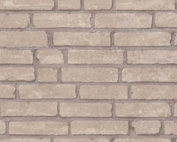 Livingwalls Wallpaper «Cottage, Beige, Brown» 377473