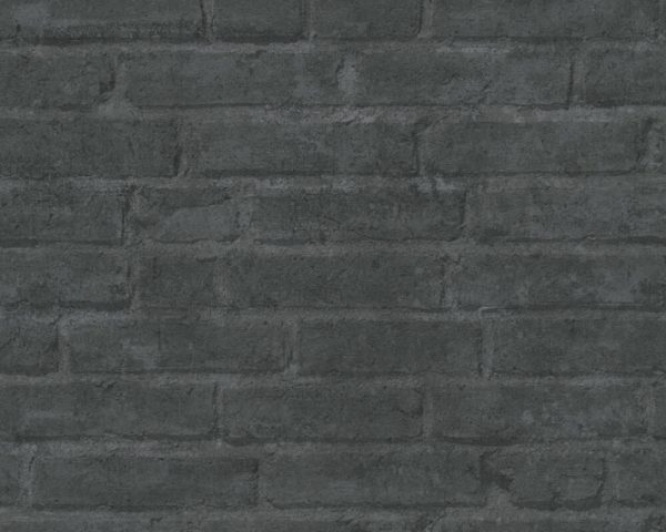 Livingwalls Wallpaper «Cottage, Black, Grey» 377475