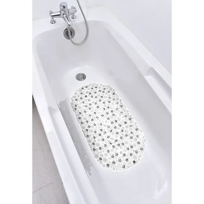 Guma za kadu 69x36cm pvc bela bubbles tendance