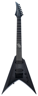 Solar Guitars V1.7FBB Flame Black Burst Matte Open Pore