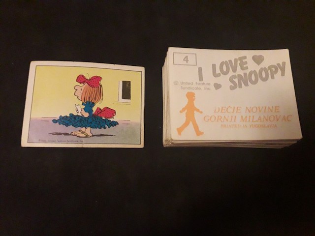 Slicice I Love Snoopy (Decje novine) - Snupi