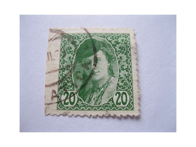 SHS 1919., Bosna, novinska, 20 helera, žigosana