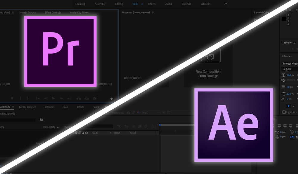 Video montaza, After Effects, Premiere Pro, Photoshop