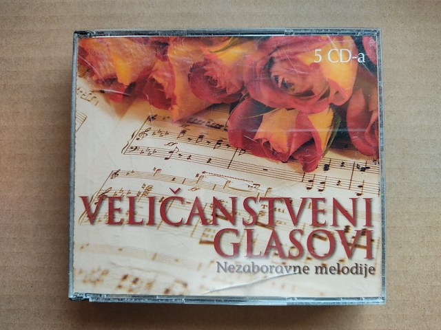 Veličanstveni Glasovi - Nezaboravne Melodije - 5CD