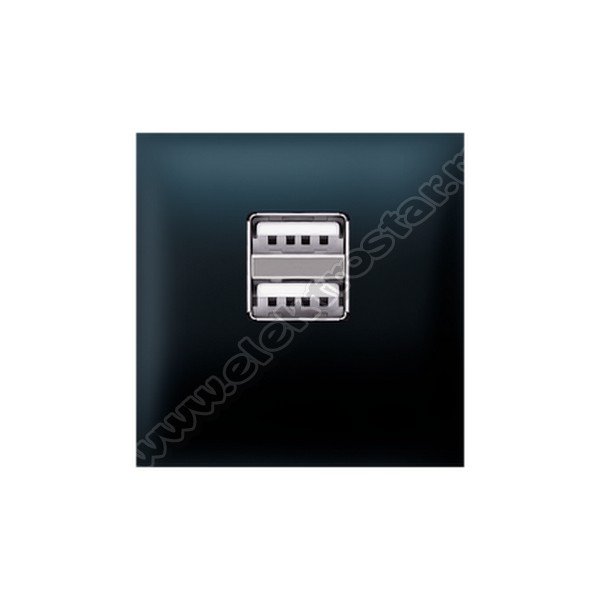 74283.E1 USB PUNJAČ 1,2A 5V 2M CRNI SOFT EXP