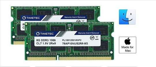 Timetec 2x8GB DDR3 1066MHz za MacBook, iMac i MacM