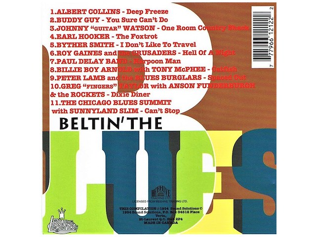 Various ‎– Beltin` The Blues  CD