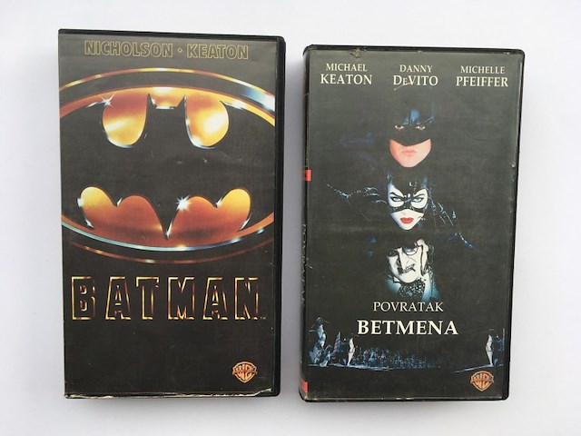 Batman i Batman Returns original kasete