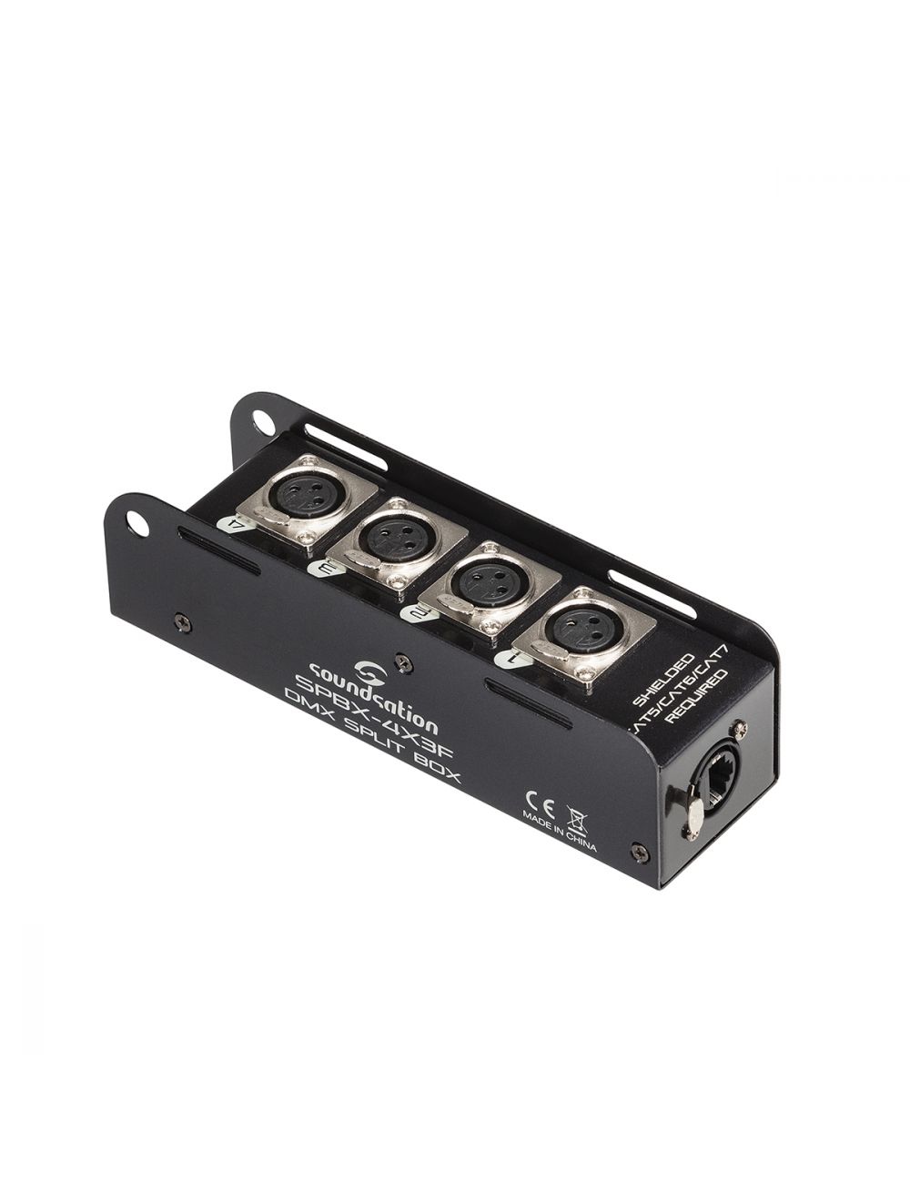 RJ45 DMX Split Box SPBX-4X3F