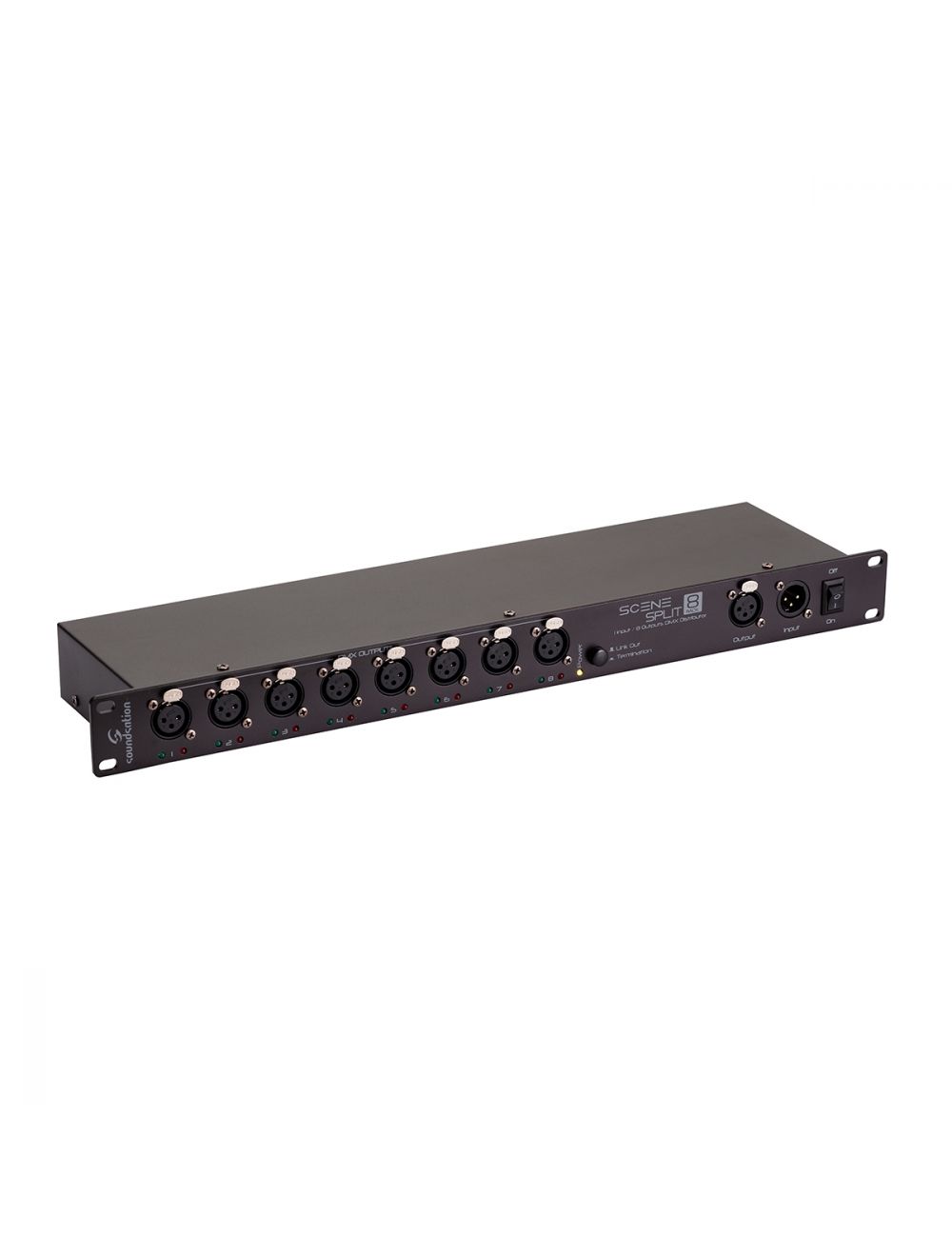 Soundsation Scenesplit 8 rack dmx distributor