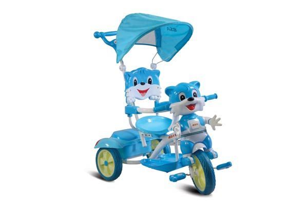 Dečiji tricikl lija sa suncobranom plava