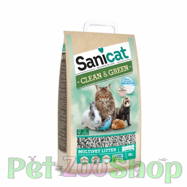 Posip od papira i celuloze Sanicat Clean & Green Cellulose 10L