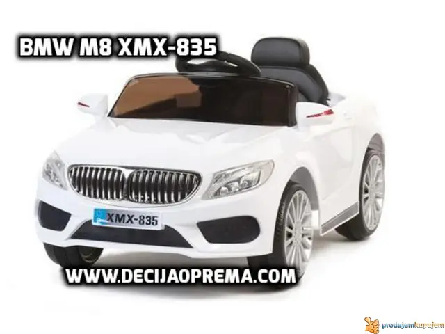 BMW M8 xmx 835 Auto na akumulator sa daljinskim Beli