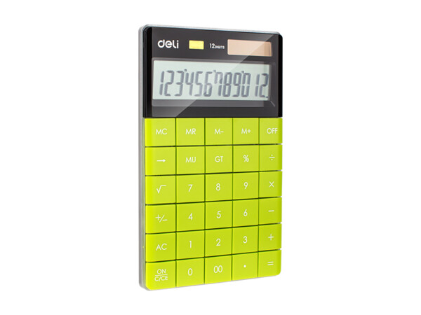 DELI Kalkulator E1589 green