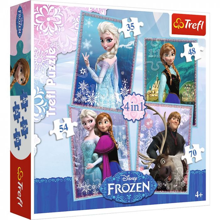 Trefl Puzzle Frozen 4in1