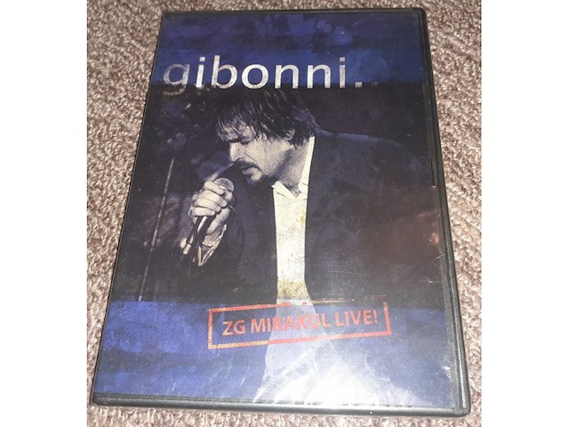 DVD Gibonni - ZG Mirakul Live