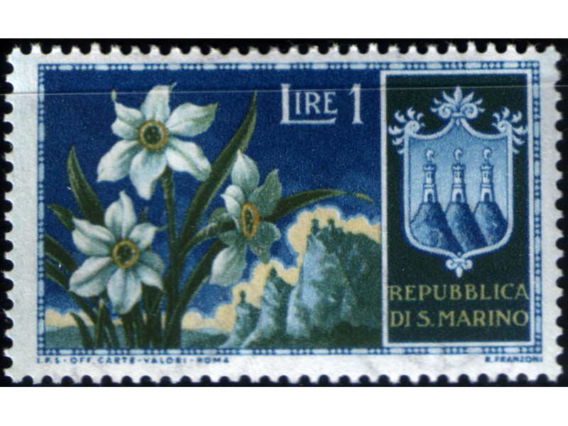 kt357r 28.dec1953 SanMarino Mi503 ** 1/9