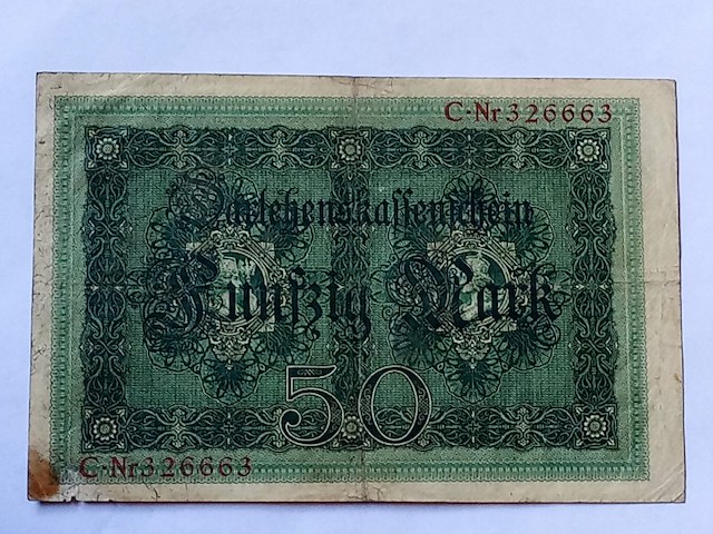 50 Maraka 1914.g - Nemačka -