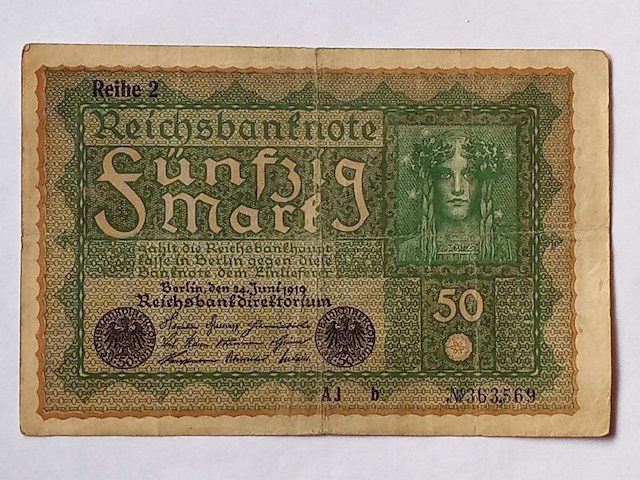 50 Maraka 1919.g - Nemačka - Reihe 2 -